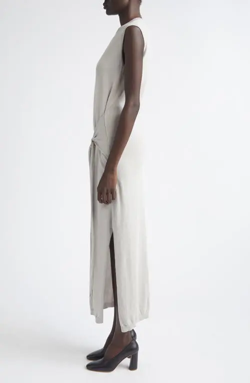 LEMAIRE Knotted Cotton Crepe Sweater Dress - Mist