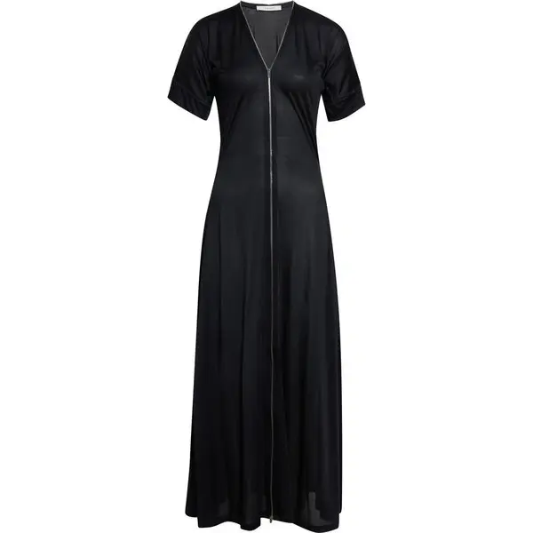 LEMAIRE Jersey Zip Maxi Dress - Urchin