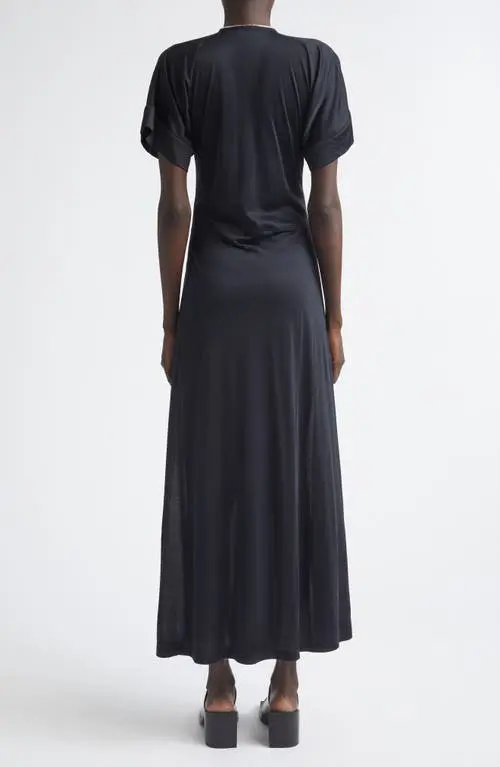 LEMAIRE Jersey Zip Maxi Dress - Urchin