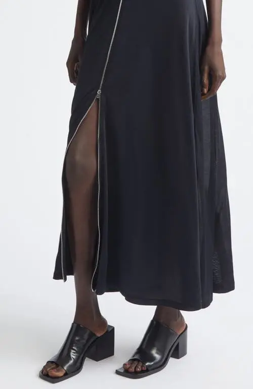 LEMAIRE Jersey Zip Maxi Dress - Urchin