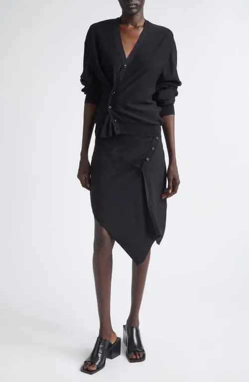 LEMAIRE Twisted Merino Wool Blend Cardigan