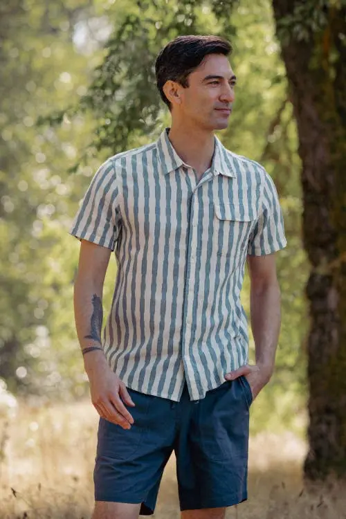 Bridge & Burn Marten Shirt - Beach Stripe