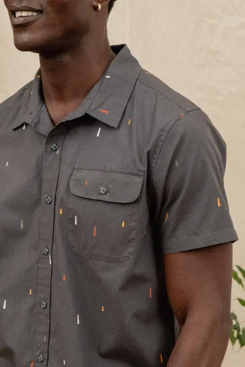 Bridge & Burn Marten Shirt - Midnight Rain