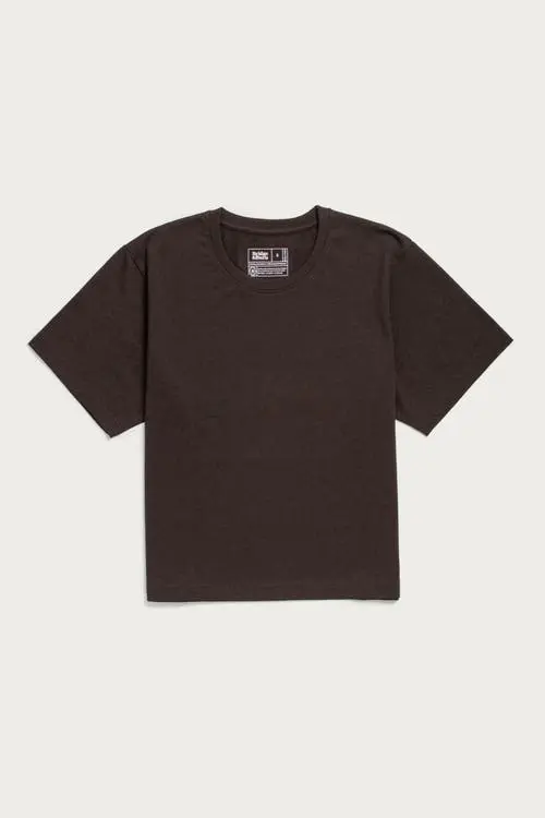Bridge & Burn Recycled Boxy Tee - Truffle