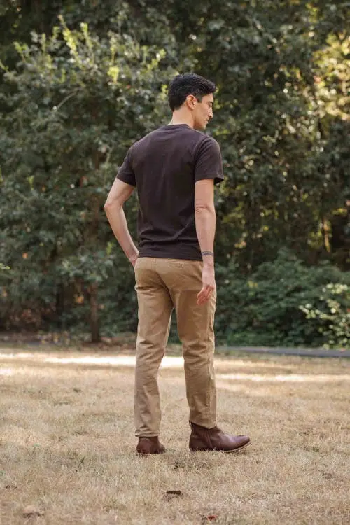 Bridge & Burn Recycled Pocket Tee - Truffle