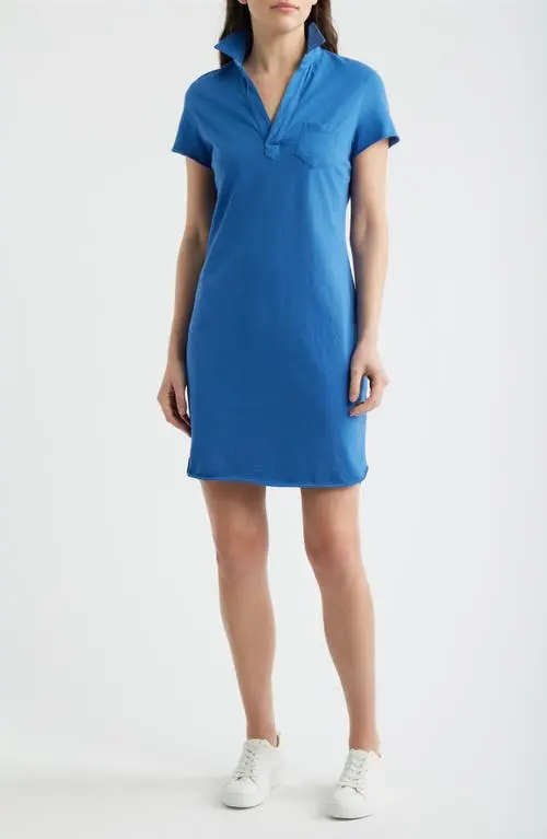 Frank & Eileen Lauren Polo Shirt Dress - Lazuli