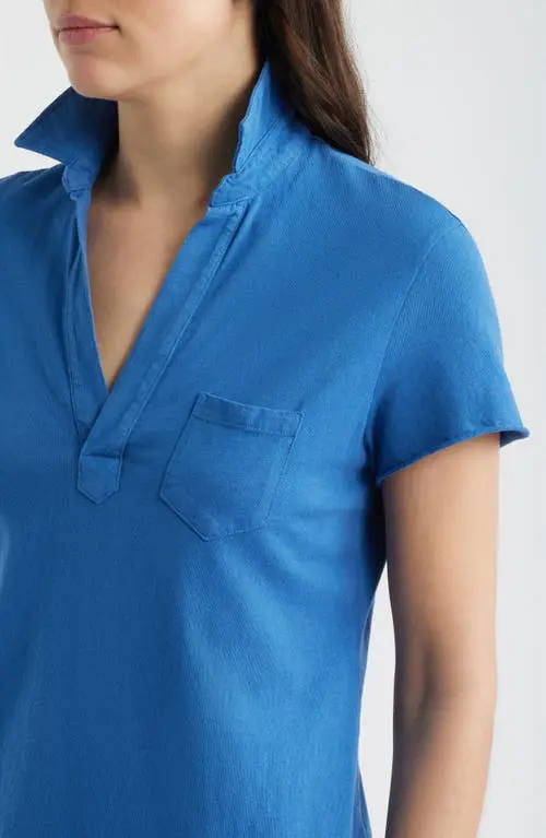 Frank & Eileen Lauren Polo Shirt Dress - Lazuli