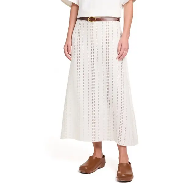 TWP A-line Cotton Skirt