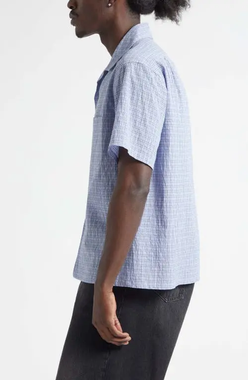 MAISON MARGIELA Check Linen & Cotton Camp Shirt
