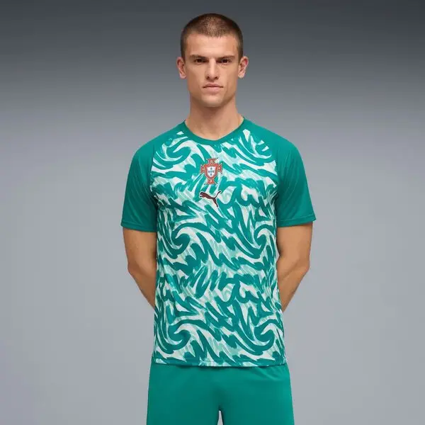 PUMA Portugal National Team Pre-match Jersey - Green