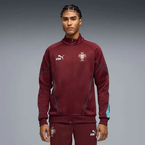 PUMA Portugal National Team King Anthem Full-zip Jacket - Maroon