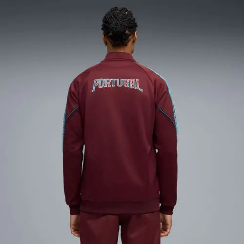 PUMA Portugal National Team King Anthem Full-zip Jacket - Maroon