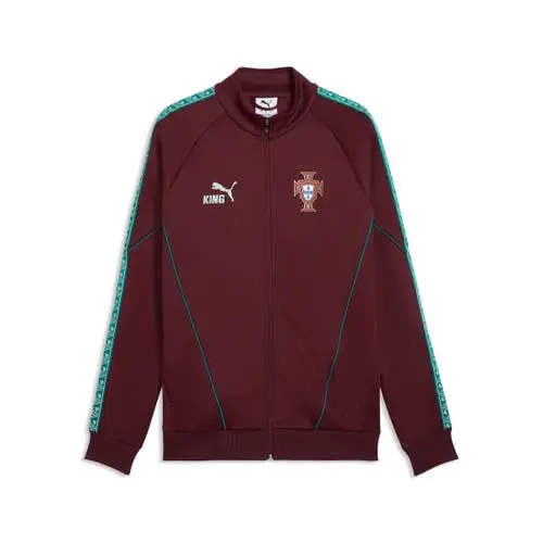 PUMA Portugal National Team King Anthem Full-zip Jacket - Maroon