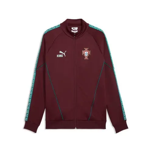 PUMA Portugal National Team King Anthem Full-zip Jacket - Maroon