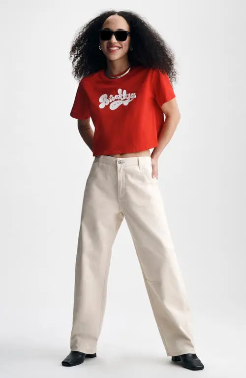 Brooklyn Industries Logo Graphic Cotton T-shirt