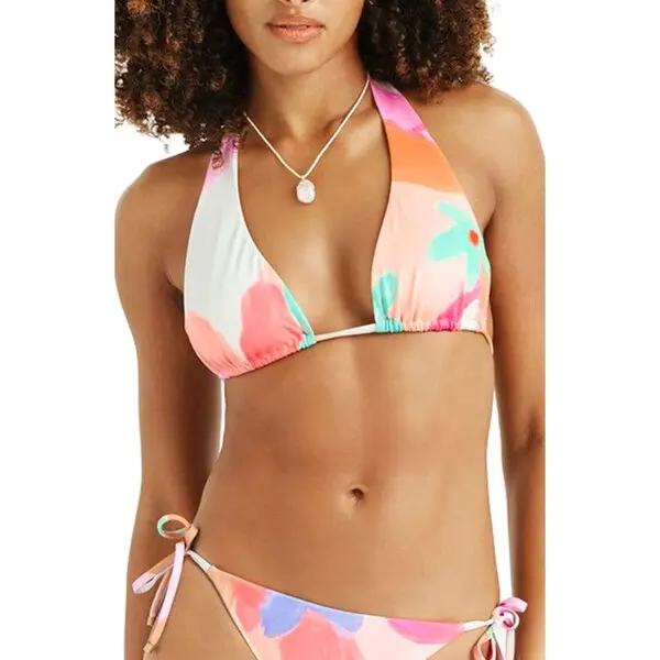 Vitamin A® Milana Convertible Bikini Top - In Bloom Coloblock