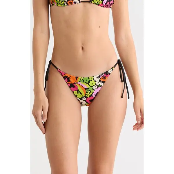 Rip Curl Side Tie Reversible Bikini Bottom - Bloom