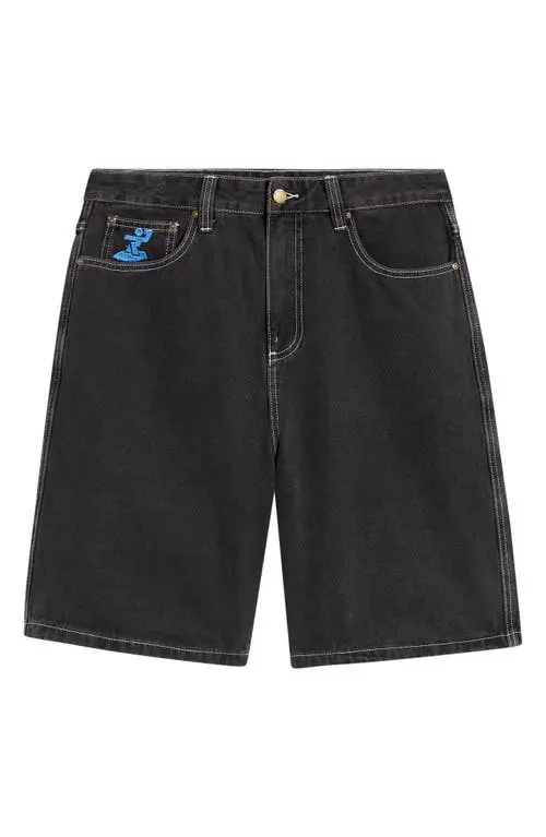 Rip Curl Denim Shorts - Washed Black