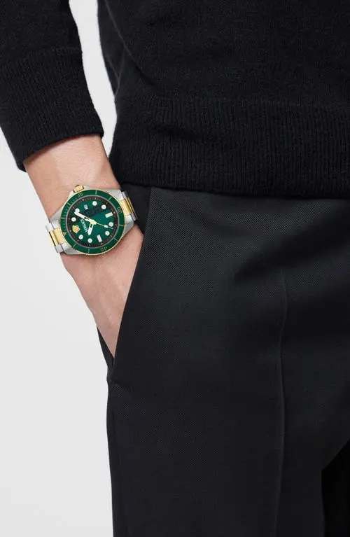 Versace Greca Force Two-tone Bracelet Watch