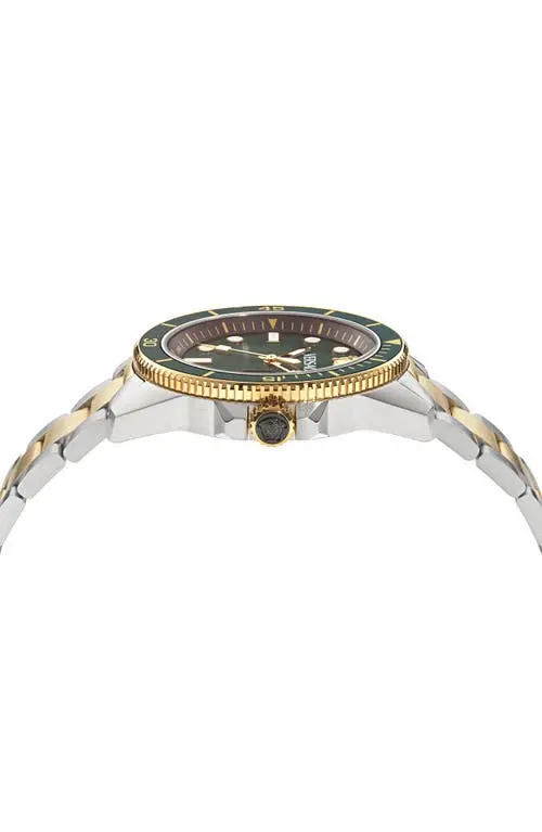 Versace Greca Force Two-tone Bracelet Watch