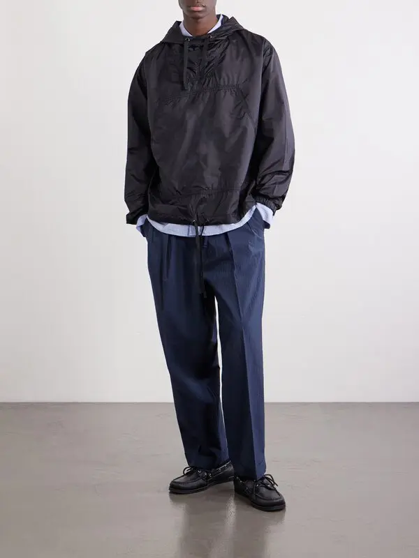 BEAMS Wool-blend Hooded Anorak