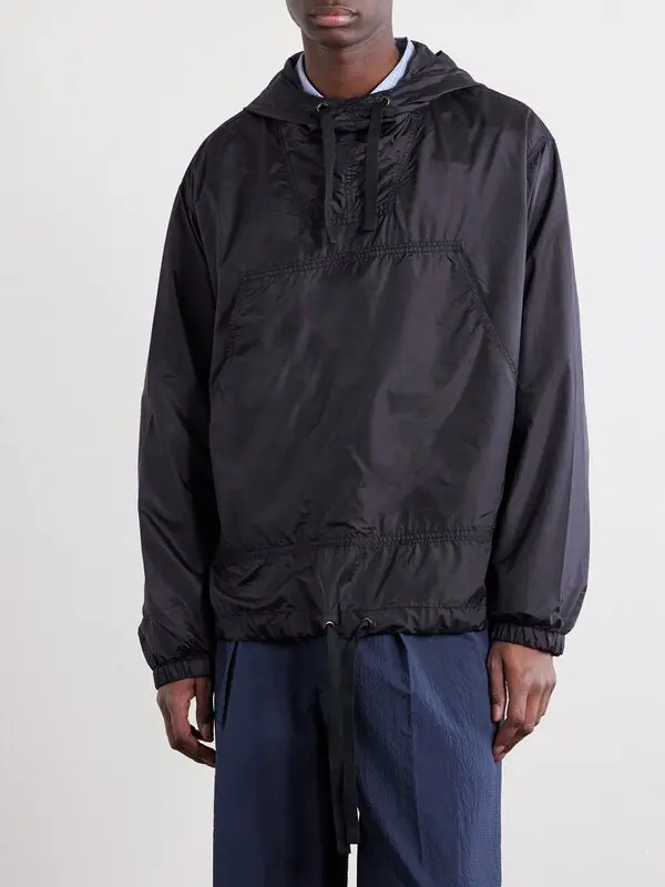BEAMS Wool-blend Hooded Anorak
