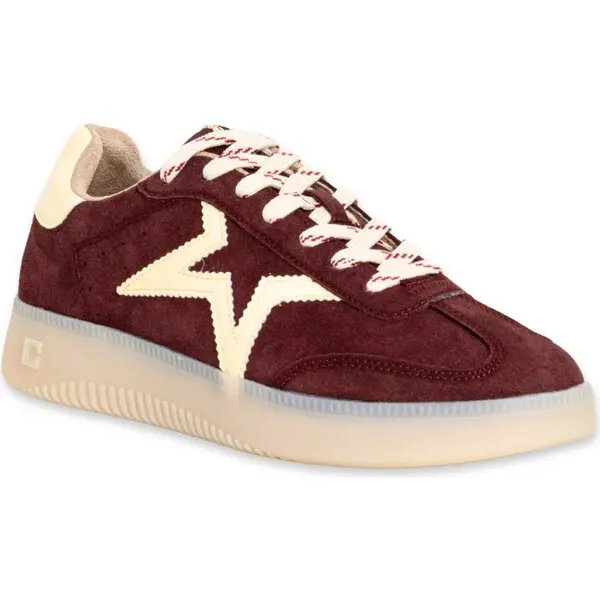 SHU SHOP Peaches Sneaker - Dark Red Suede