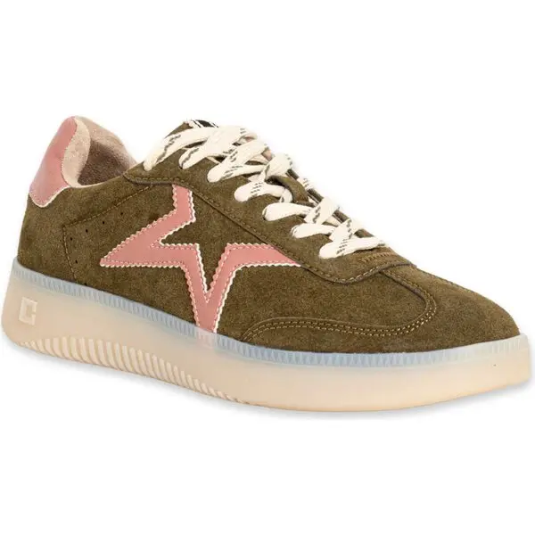 SHU SHOP Peaches Sneaker - Olive Suede