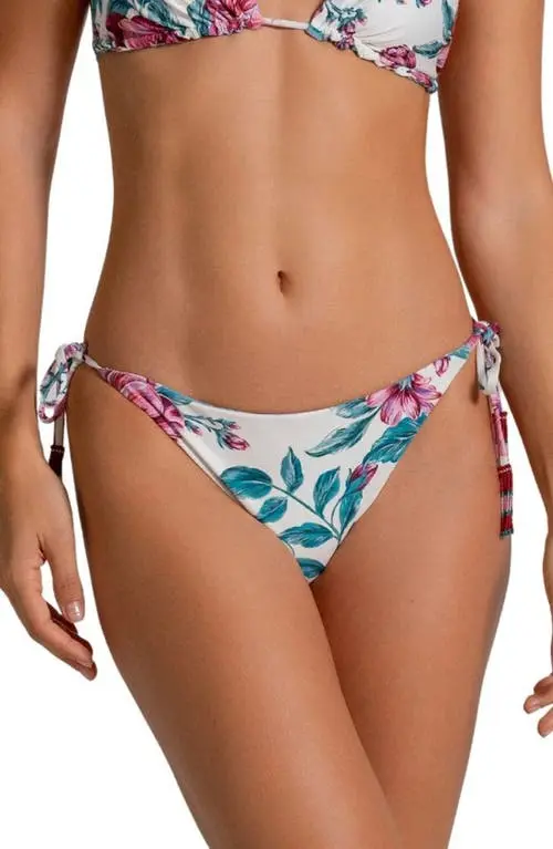 Cosita Linda Side Tie Bikini Bottom - Flower Multi