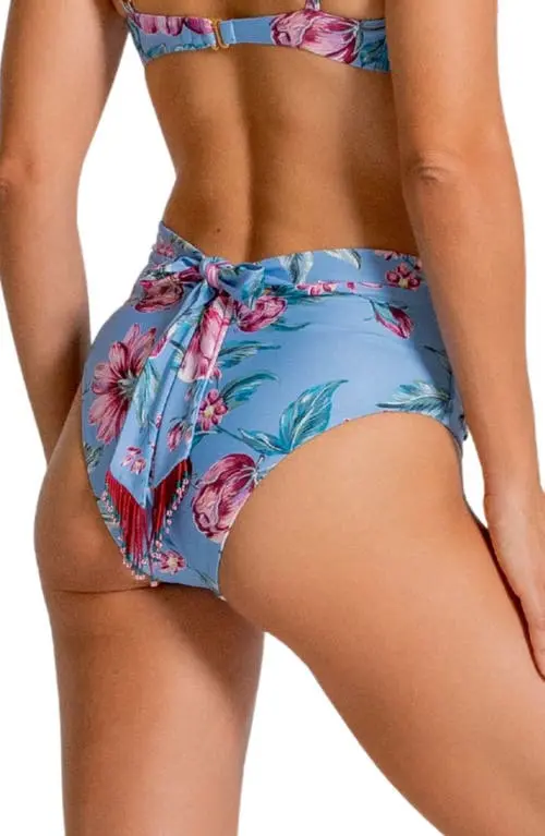 Cosita Linda Beaded High-waist Bikini Bottom