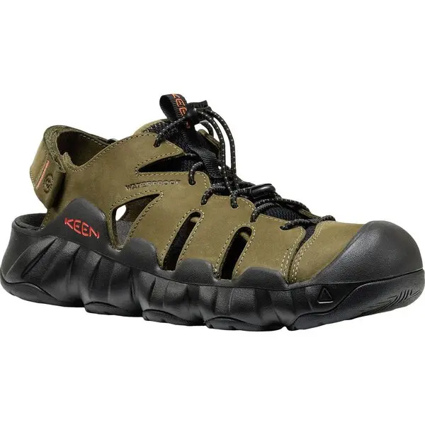 Keen Hyperport Fishmeran Sandal - Dark Olive/black