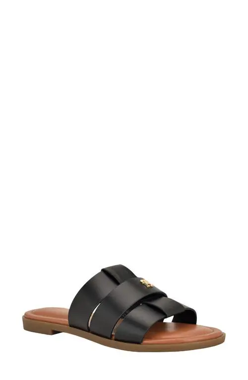 Tommy Hilfiger Moden Slide Sandal - Black