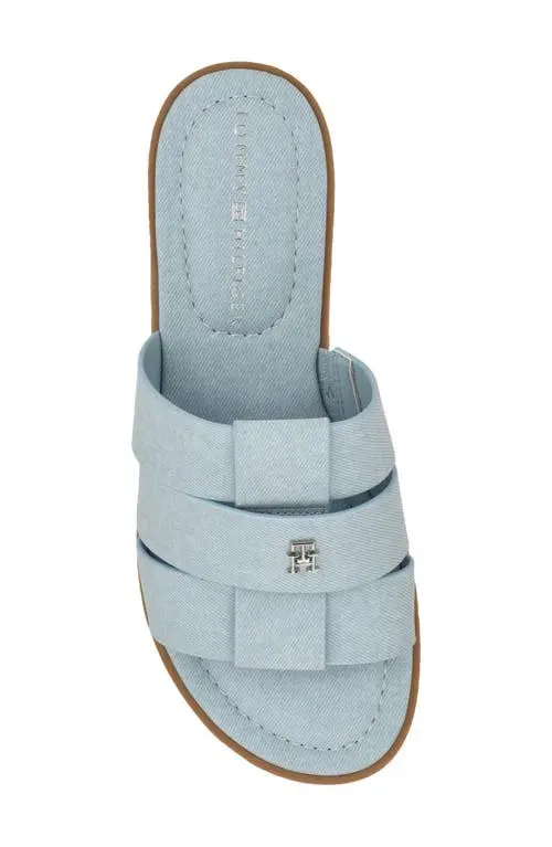 Tommy Hilfiger Moden Slide Sandal - Blue