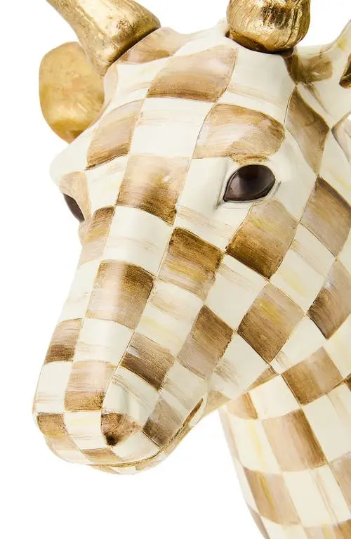 MACKENZIE-CHILDS Check Small Deer Wall Decor