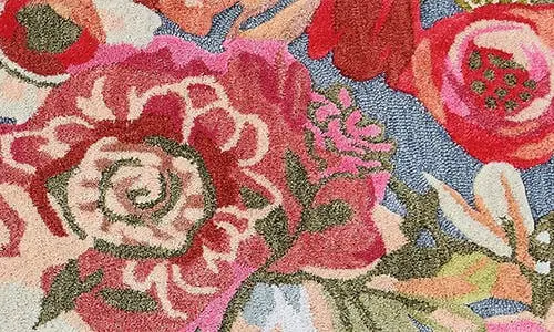MACKENZIE-CHILDS Sea Garden Floral Rug