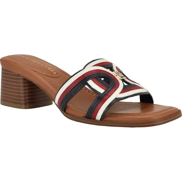 Tommy Hilfiger Marica Slide Sandal - Blue Multi