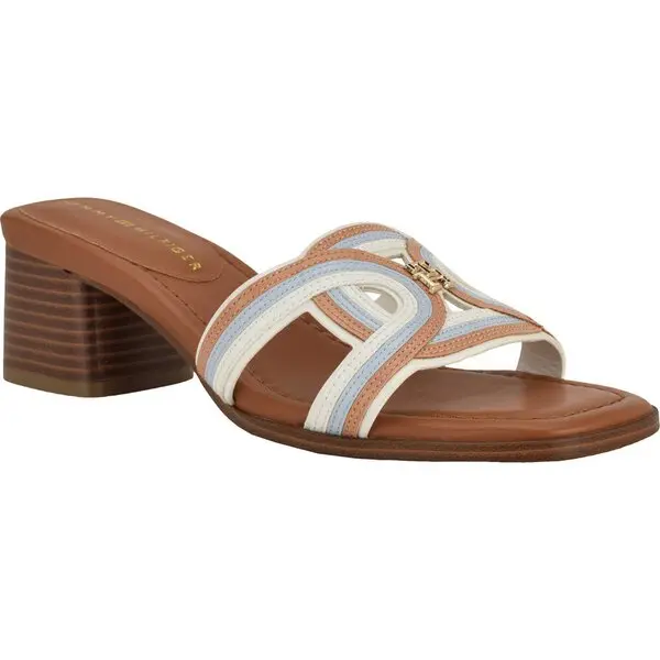 Tommy Hilfiger Marica Slide Sandal - White Multi