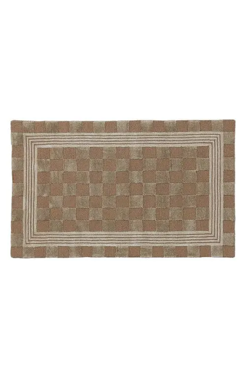 MACKENZIE-CHILDS Tonal Check Rug - Mocha