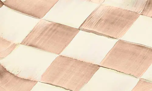 MACKENZIE-CHILDS Check Ceramic Fluted Heart Plate