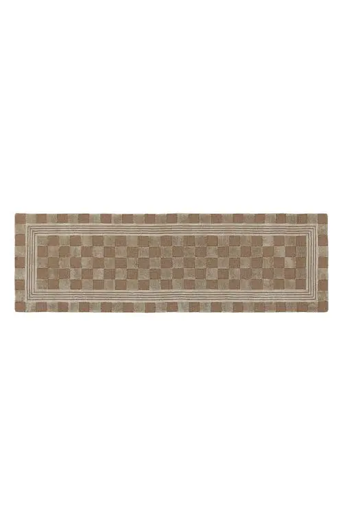 MACKENZIE-CHILDS Tonal Check Rug - Mocha