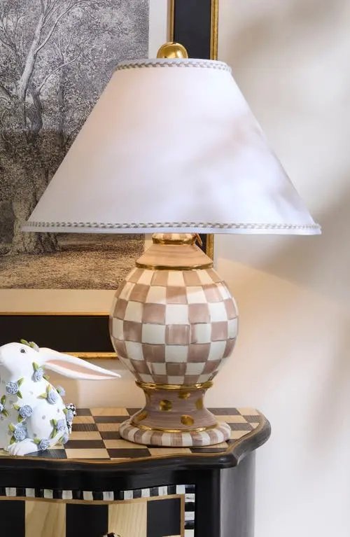 MACKENZIE-CHILDS Check Globe Lamp