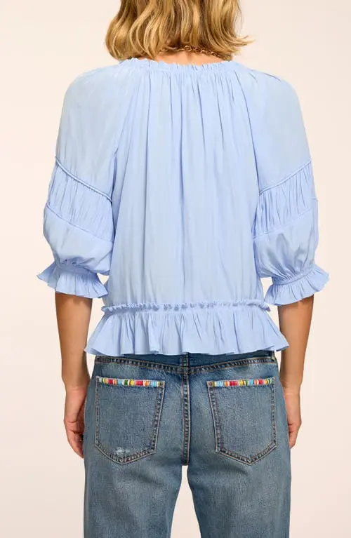 Ramy Brook Natasha Peasant Top