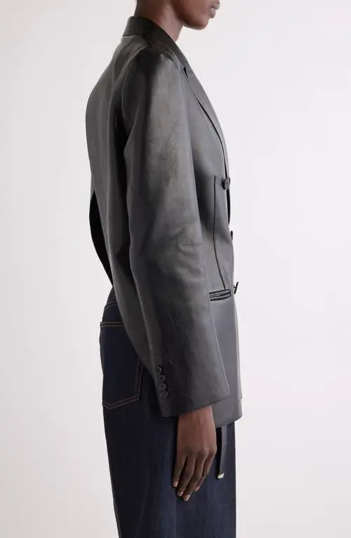 Givenchy Double-breasted Leather Jacket