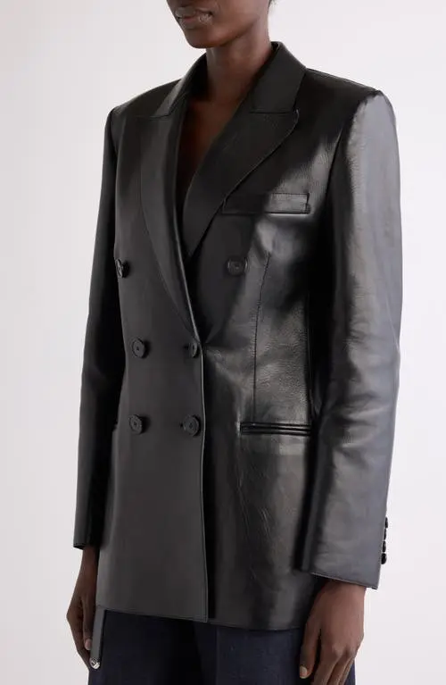 Givenchy Double-breasted Leather Jacket
