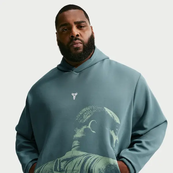 Nike Kobe Dri-fit Fleece Pullover Hoodie - Grey