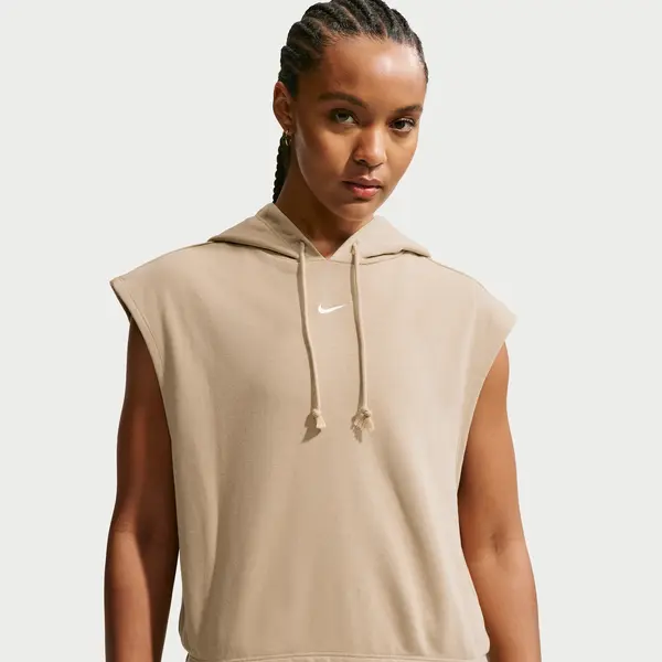 Nike Sportswear Phoenix Fleece Sleeveless Top - Brown