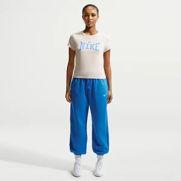 Nike Sportswear Phoenix Fleece High-waisted Oversized Sweatpants - Blue