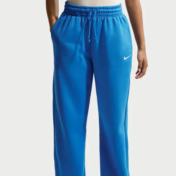 Nike Phoenix Fleece High-waisted Oversized Sweatpants - Blue