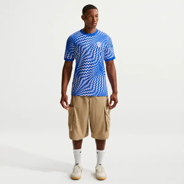 Nike Slovenia Dri-fit Soccer Short Sleeve Top - Blue