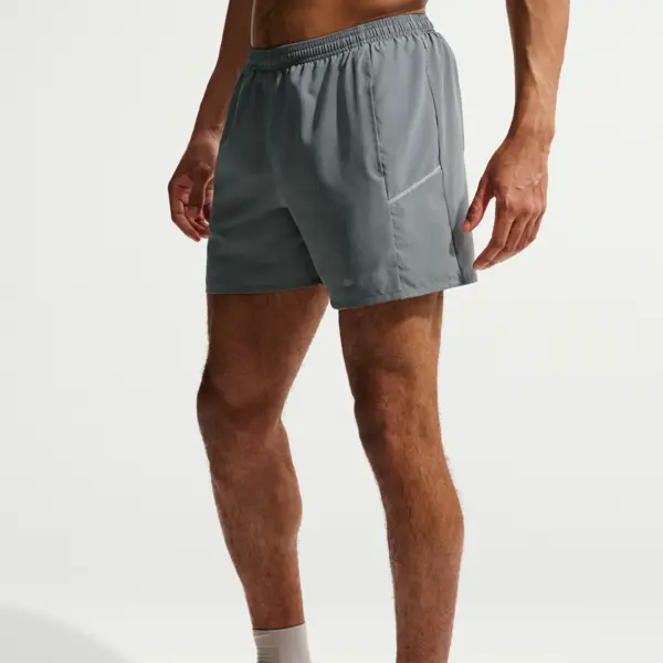Nike Miler Dri-fit 5" Brief-lined Running Shorts - Grey